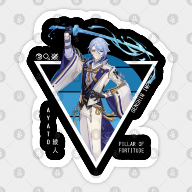 Ayato Genshin Impact Genshin Impact Sticker Teepublic